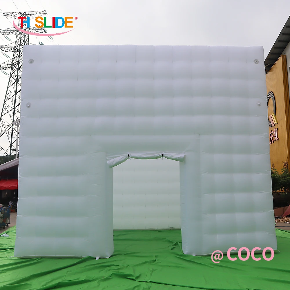 Giant Inflatable Cube Tent With Led Light For Outdoor Events Free ...