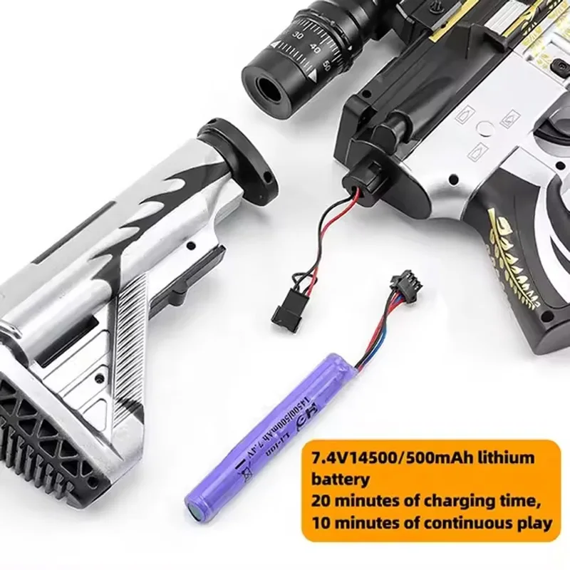 Outdoor Shooting Gel Splatter Blaster M4a1 Toy Gun 7-8 Mm Soft Bullet Splatter Blaster M416 Toy ...