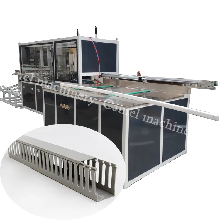 Pvc Electric Cable Duct Slotting Machine /offline Pvc Cable Trunking ...