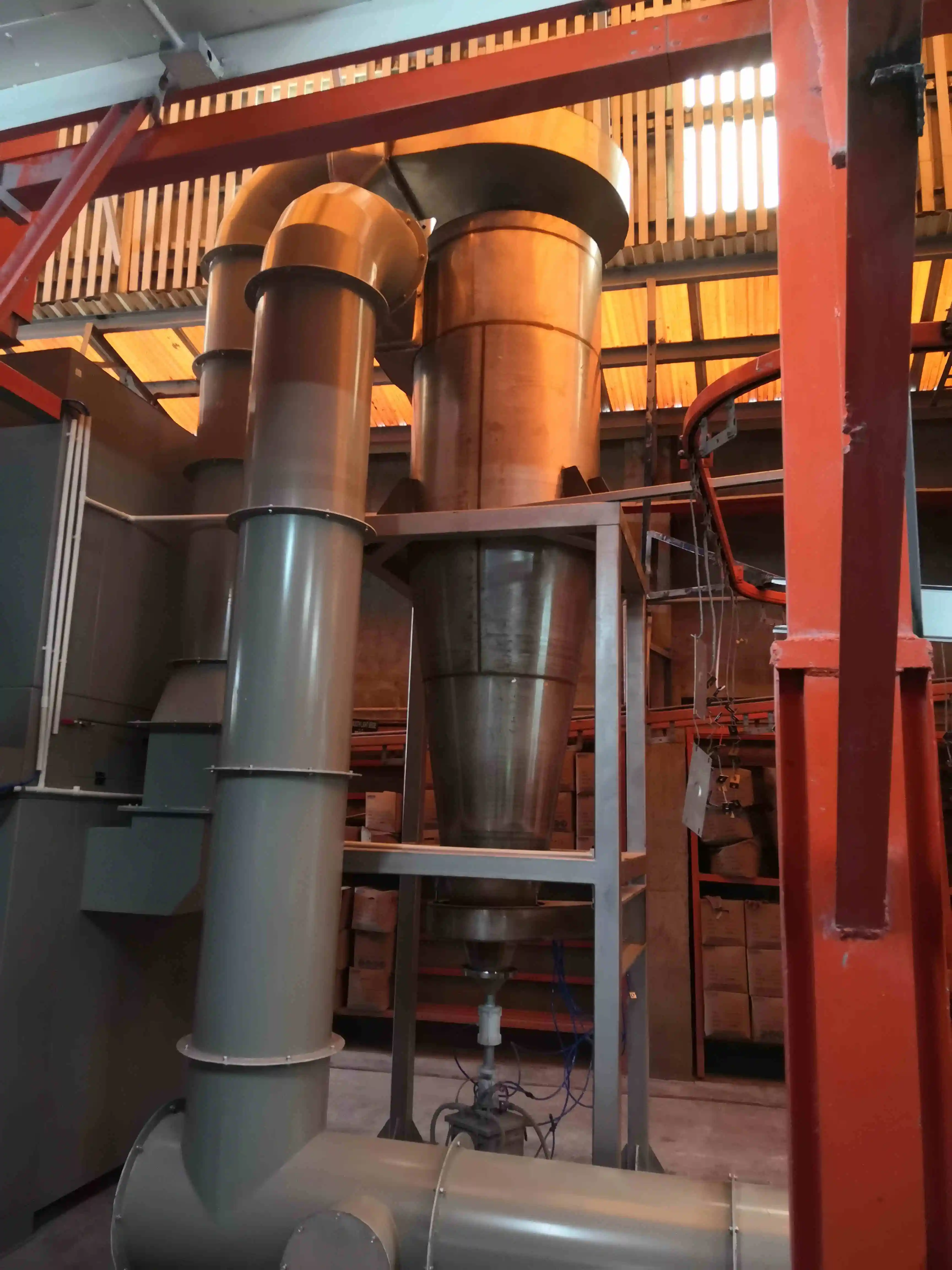 Fully Automated Powder Coating Line with Pretreatment Spray Tunnel ...