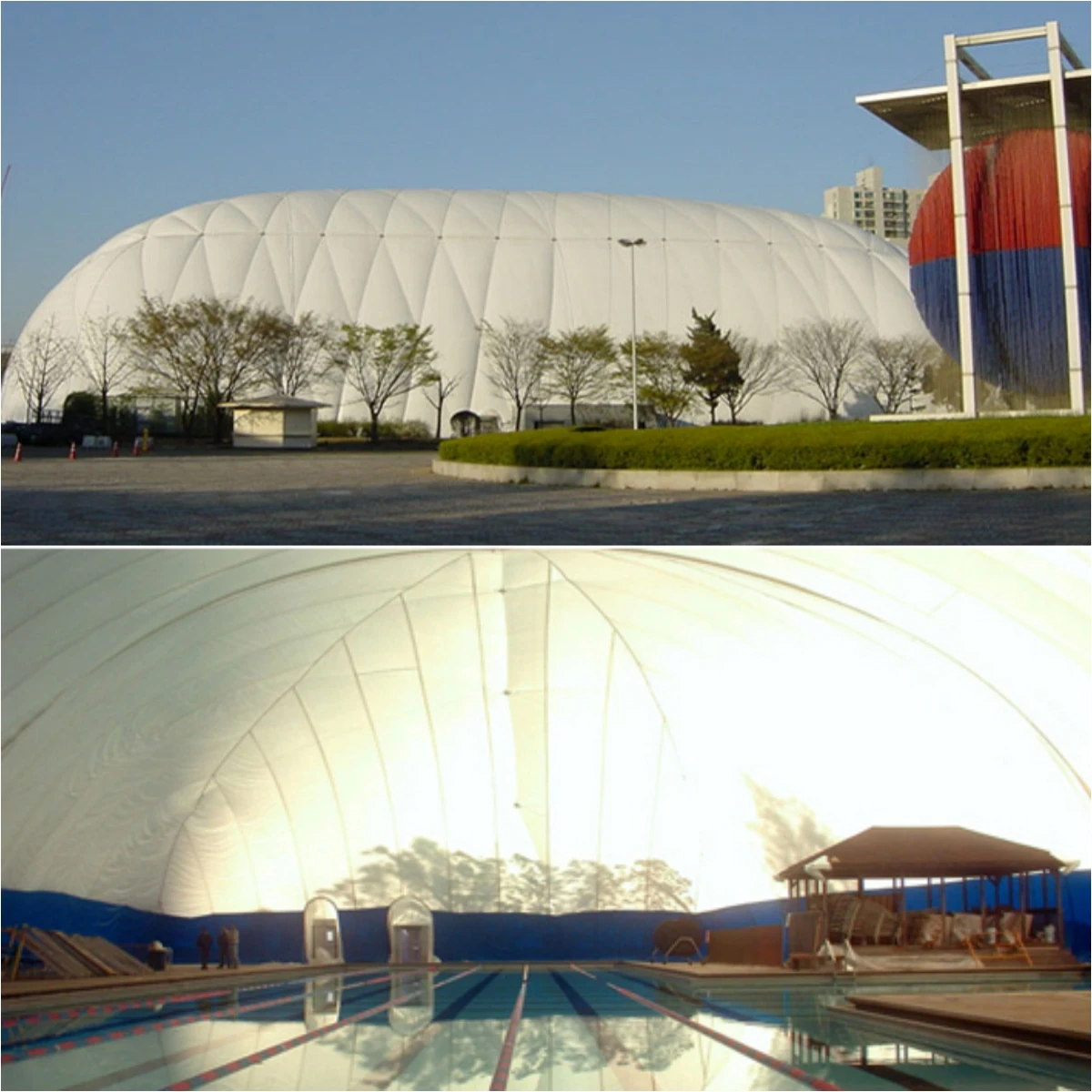 High Quality Pneumatic Membrane Structure Inflatable Airdome Sports ...