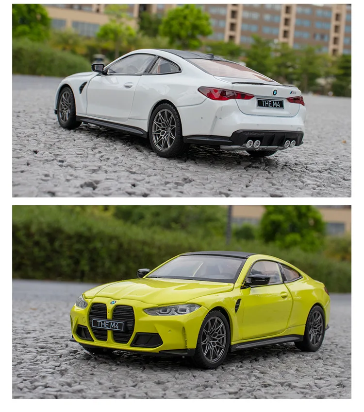 1/24 BMW M4 G82 Diecast Alloy Model Car Toy for Kids & Adults