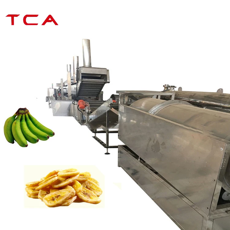 Efficient Banana Plantain Chips Making Machine - 100KG/H