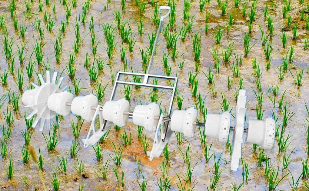 Hand Push Paddy Rice Seed Planter - Efficient & Durable