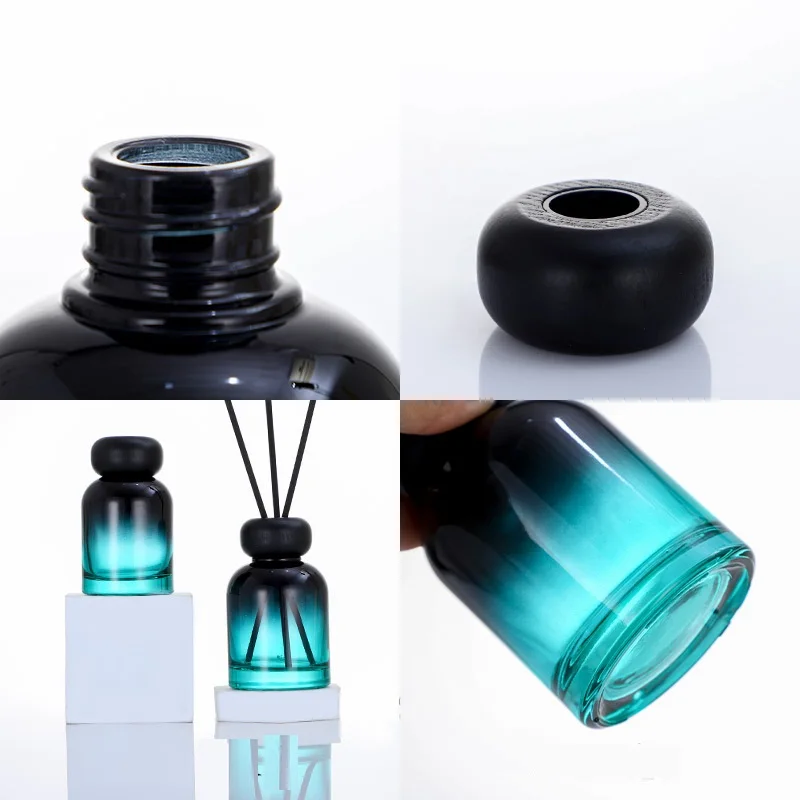 Empty Glass Diffuser Bottle Aromatherapy Jar Container Fragrance ...