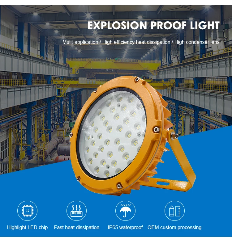 Atex Led Explosion Proof Light 50w 100w 150w Warehouse Explosion-Proof ...