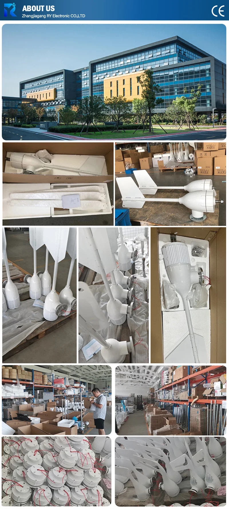 RY 3KW 5KW Liam F1 Wind Mill - Efficient Energy Generation