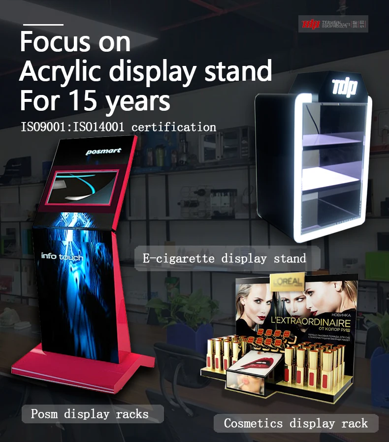 Custom 2022 Shelves Best Supermarket Display Stand Acrylic Display For ...