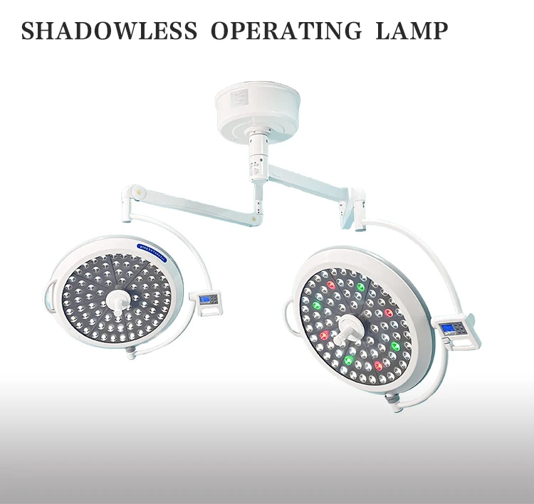Double Head Ceiling Type Shadowless Lamp Medical Operation Lamp Double ...