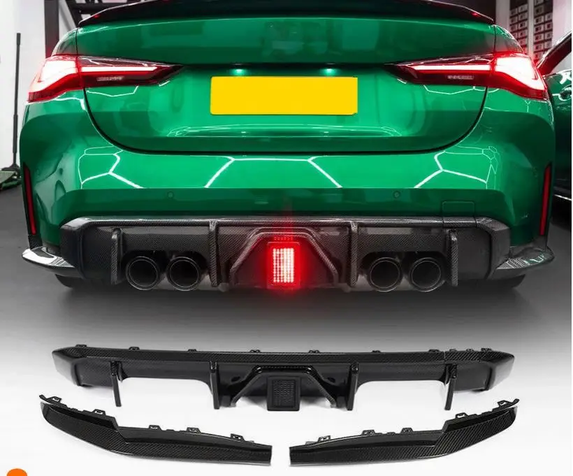 Pre-preg Dry Carbon Rear Bumper Diffuser Lip For BMW G82 G83 M4 2021 ...