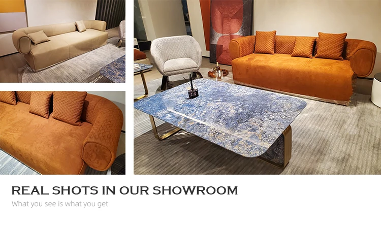 New Design Home Sala Furniture Sets Fabric Sofaset Lounge Velvet Modern ...