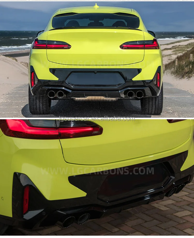 Car Bumper Body Kit for BMW X4 G02 2018-2021 Upgrade to 2022+ F98 Lci ...