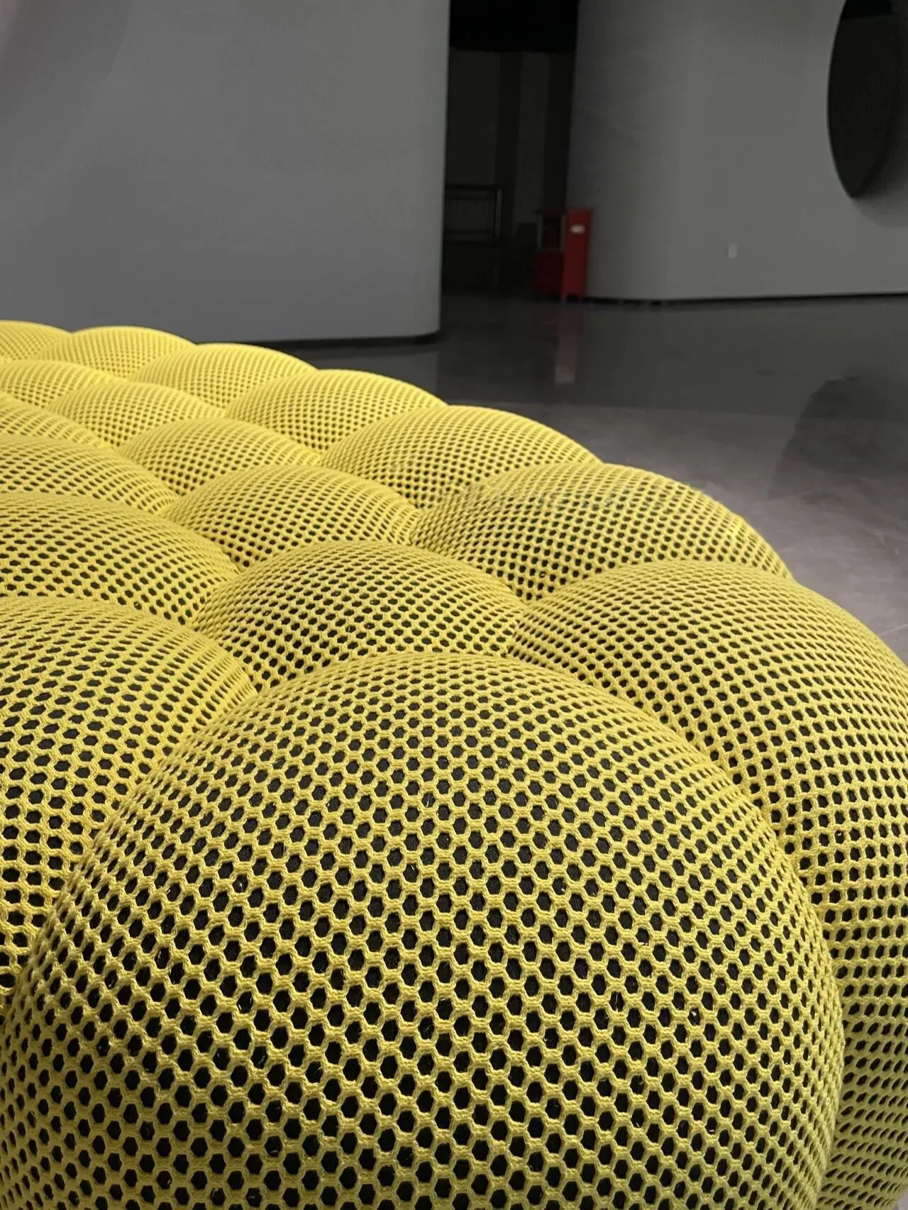 Luxury Curved Honeycomb Sofa - Designer Set for Living Room