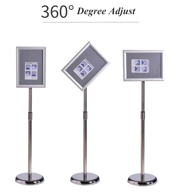 Sign Panel Pole Stand A4 Size - Promotional Poster Holder