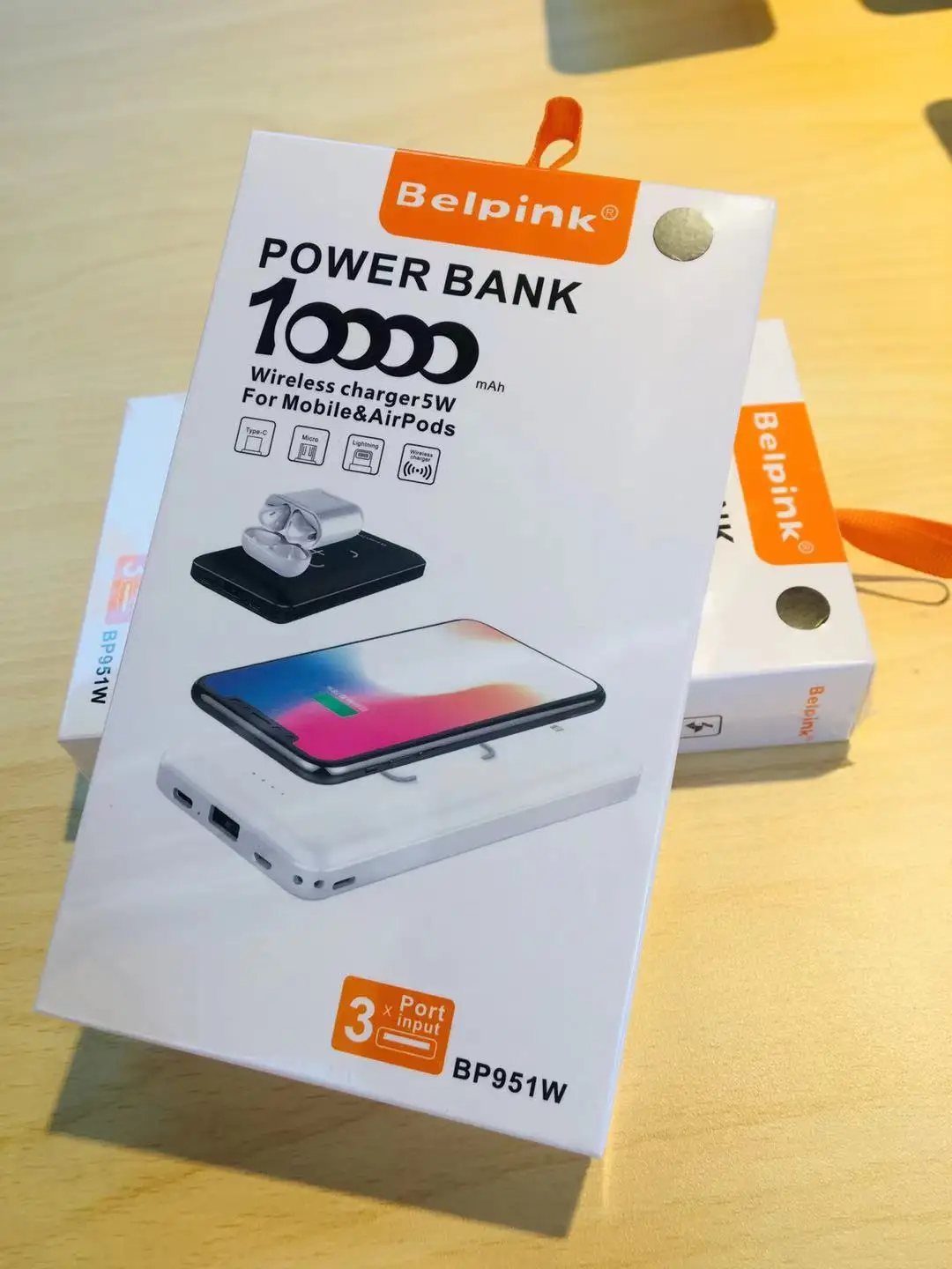 Four-in-one Charging Super Fast Charging 10000mah Power Bank Dual-mode ...