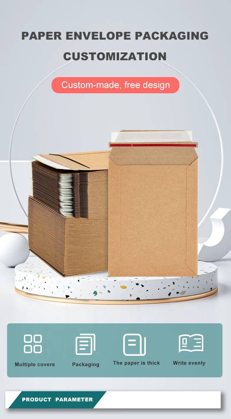 Custom Printing Rigid Shipping Mailers - Biodegradable Envelopes