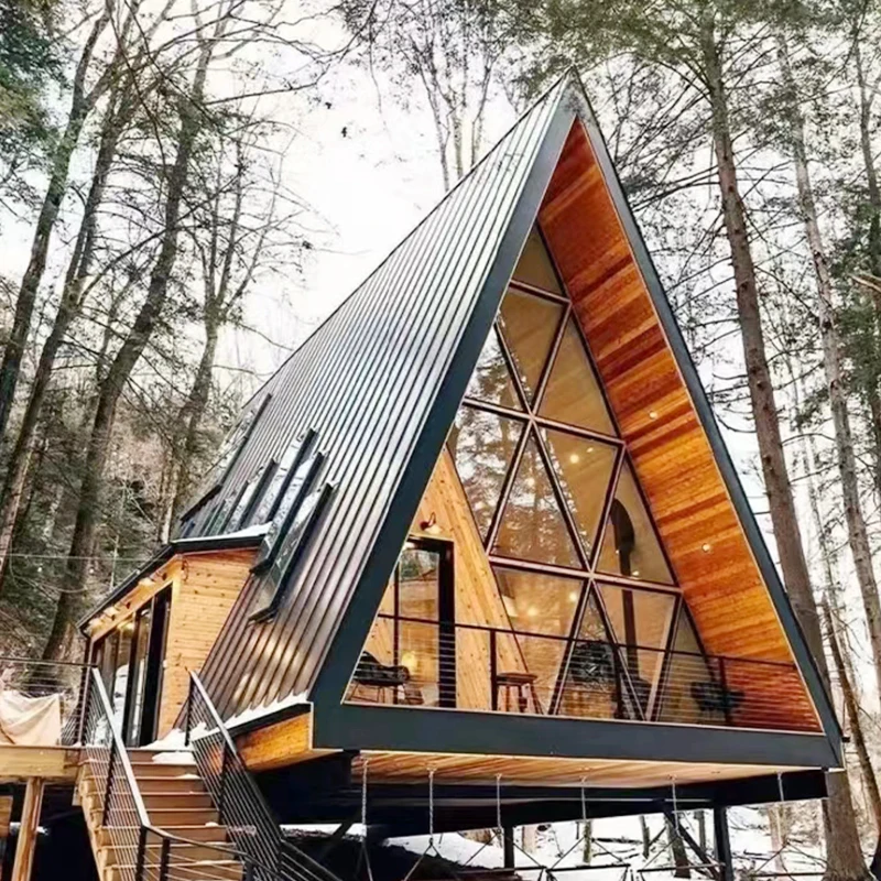 Cheap Price a Frame Mini Modular Tiny Cabin House