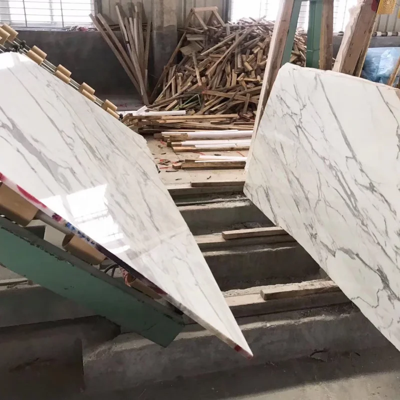 Italian Marble Calacatta Gold Calacatta Texture Slab White Gold Thick ...