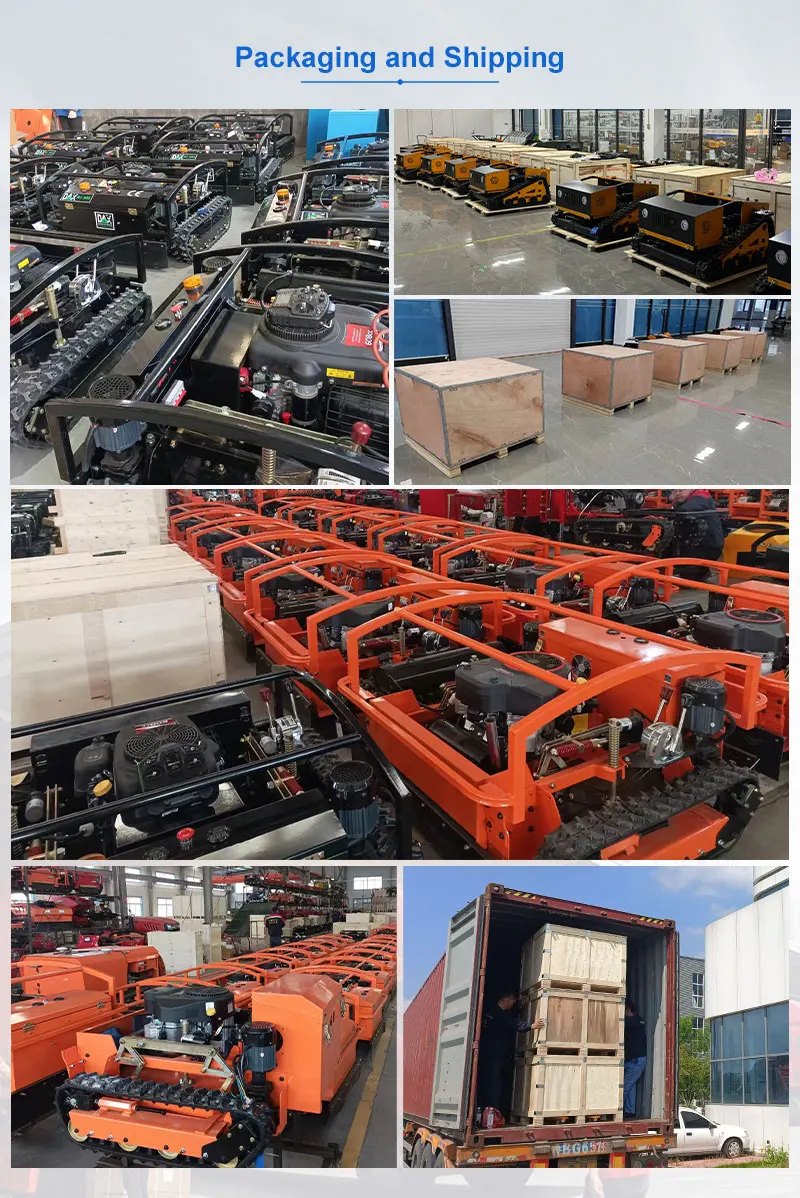 GC-400 Vineyard Football Field Grass Mower Smart Autonomous Robot Lawn Mower Best Battery Lawn ...