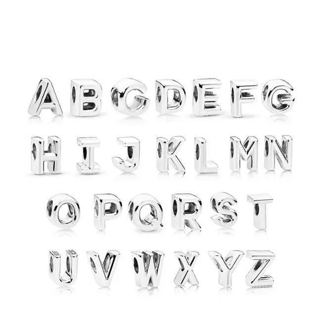 Cheap Alphabet Letter Charms Small Letter Charms For Bracelet - Buy ...
