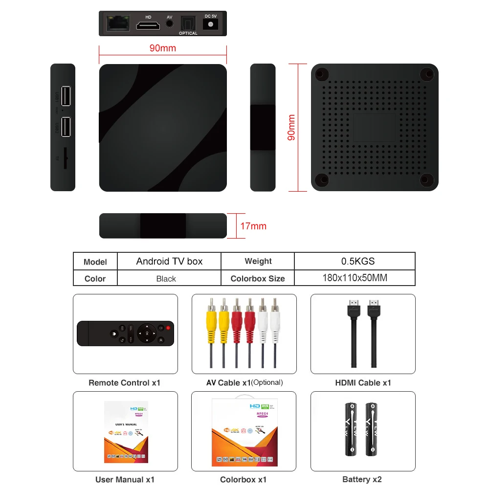 2023 Custom Mini Quad Core H618 2.4g 5g Wifi Set-top Box Bt 5.0 6k Hd ...