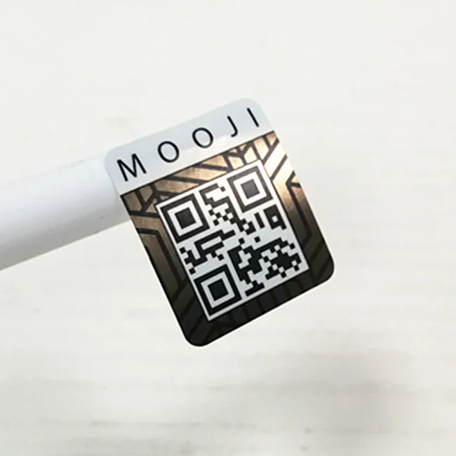 Custom Printed Square Sequential Number Variable QR Code Labels Made of ...