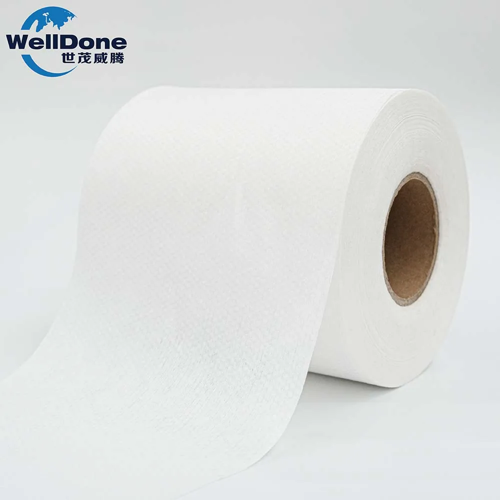 Welldone Spunlace Nonwoven Fabric For Wet Wipe Wet Non-woven 100% Soft ...