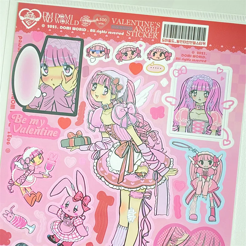 Korea Domi New Sweet Character Stickers for Back to School