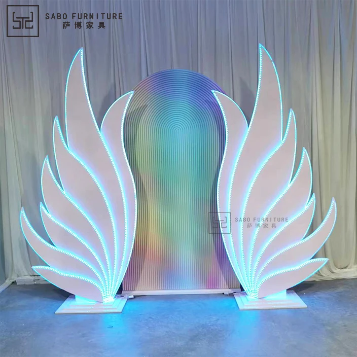 Luxury White PVC Stage Backdrop Arch Panel for Wedding Events and ...