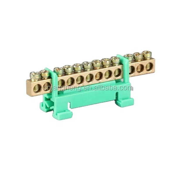 Distribution Block With Copper Earthing Bar - Buy Distribution Block ...