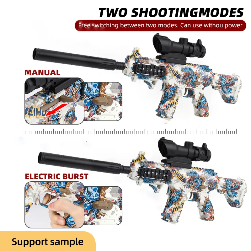 Mini M416 Fully Automatic Gun Paintball Guns Pistola De Hidrogel Water ...