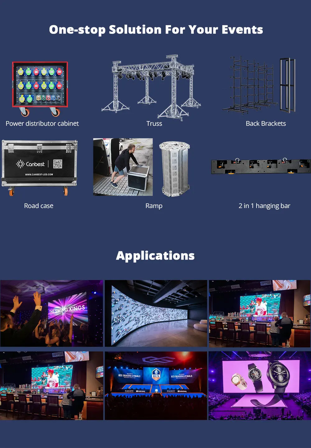 Church Big Background Dj Backstage Back for Concert Video Wall Display ...