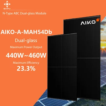 Rotterdam Warehouse Aiko Ibc Solar Pv Module N Type 440w 445w 450w 455w ...