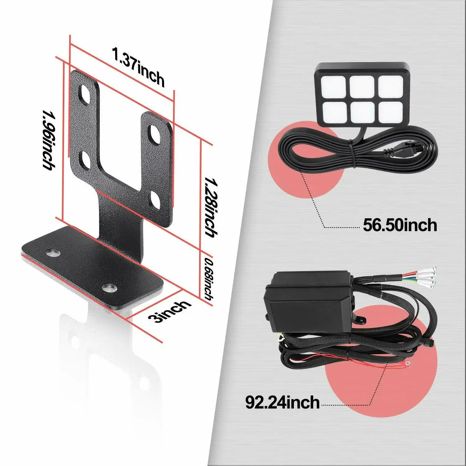Universal Car Switch Panel Circuit Relay System 6 Gang