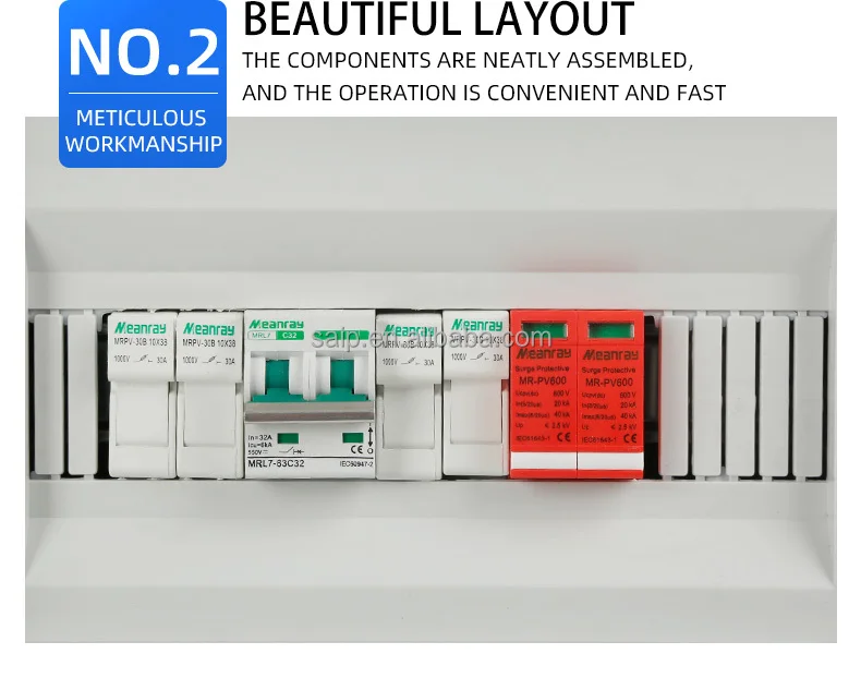 Pv Array Combiner Box 1 In 1 Out Dc1000v Combiner Box For Solar Panel ...