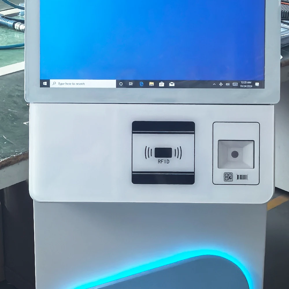 27 Inch Android Touch Screen Kiosk with QR Code & Printer