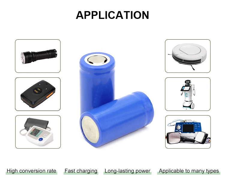 YIGAOS Cylindrical Lithium Ion Batteries - 10280 to 17335