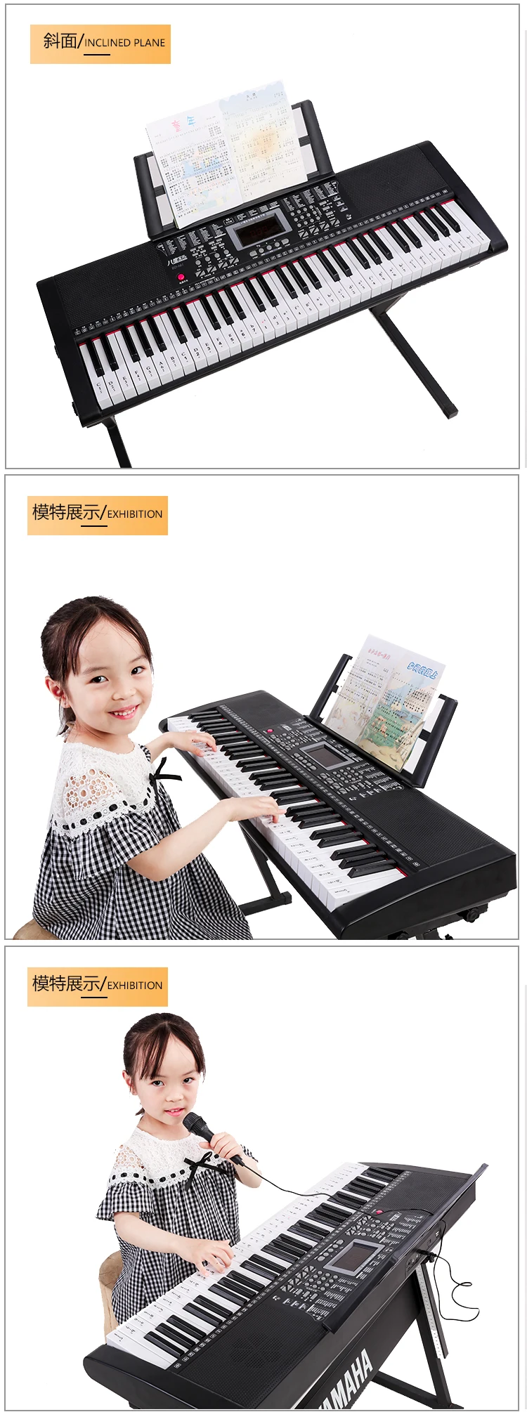 BD Music China Professional Electronic Piano Keyboard Organ for Wholesale