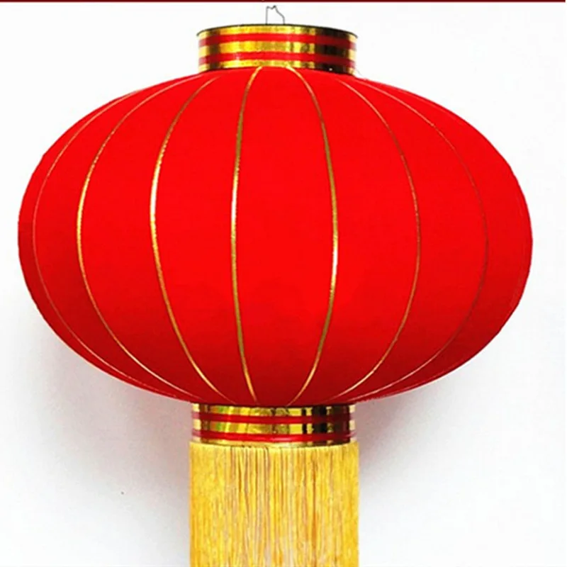 High Quality Chinese Big Red Fabric Lantern For Spring Festival - Buy ...