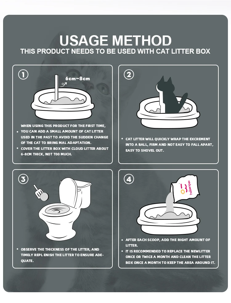 Haisen Natural Tofu Cat Litter - Easy Clean & Strong Clumping