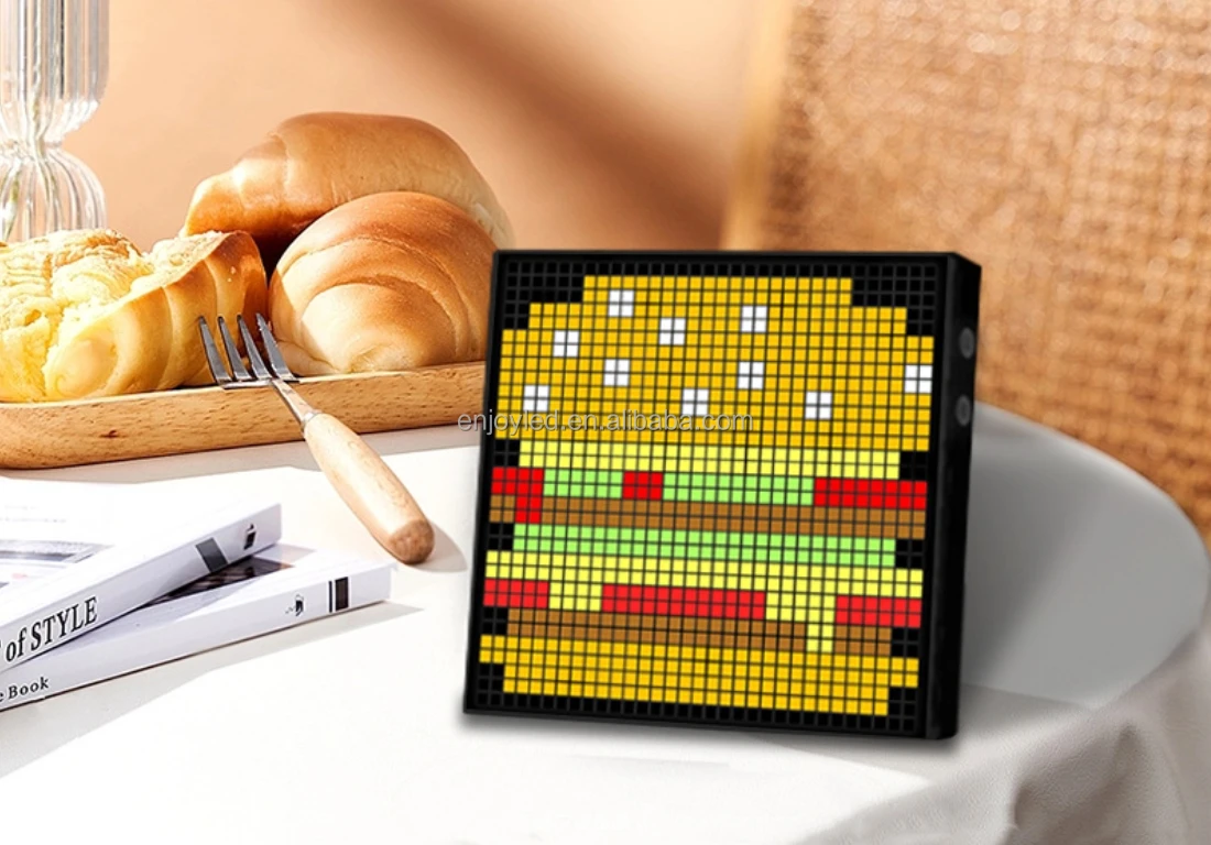 DIY Pixel Screen Table with LED Wall Hanger Photo Frame