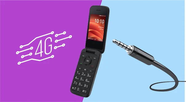 Mini Unlocked Original Used Keypad Custom Flip Phone 4G LTE