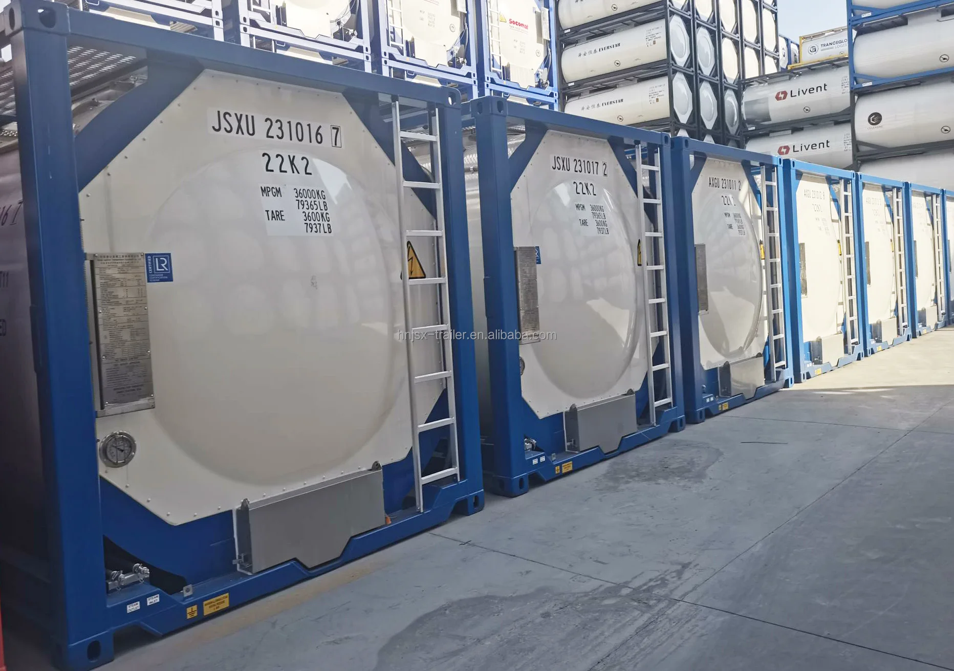 20ft/40ft Iso T11/t14 High Quality Full Frame Diesel Fuel Tank ...