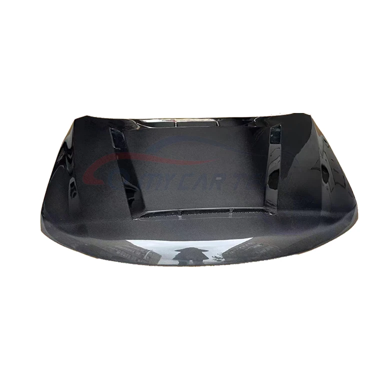 Carbon Fiber Engine Hood Bonnet with Vent for Jeep Trackhawk 2018 2019 ...