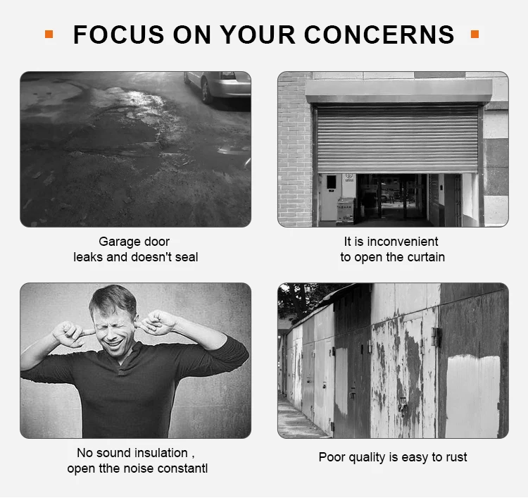 Customized Ecurity Single Panel Side Opening Bifold Garage Doors Hinge ...