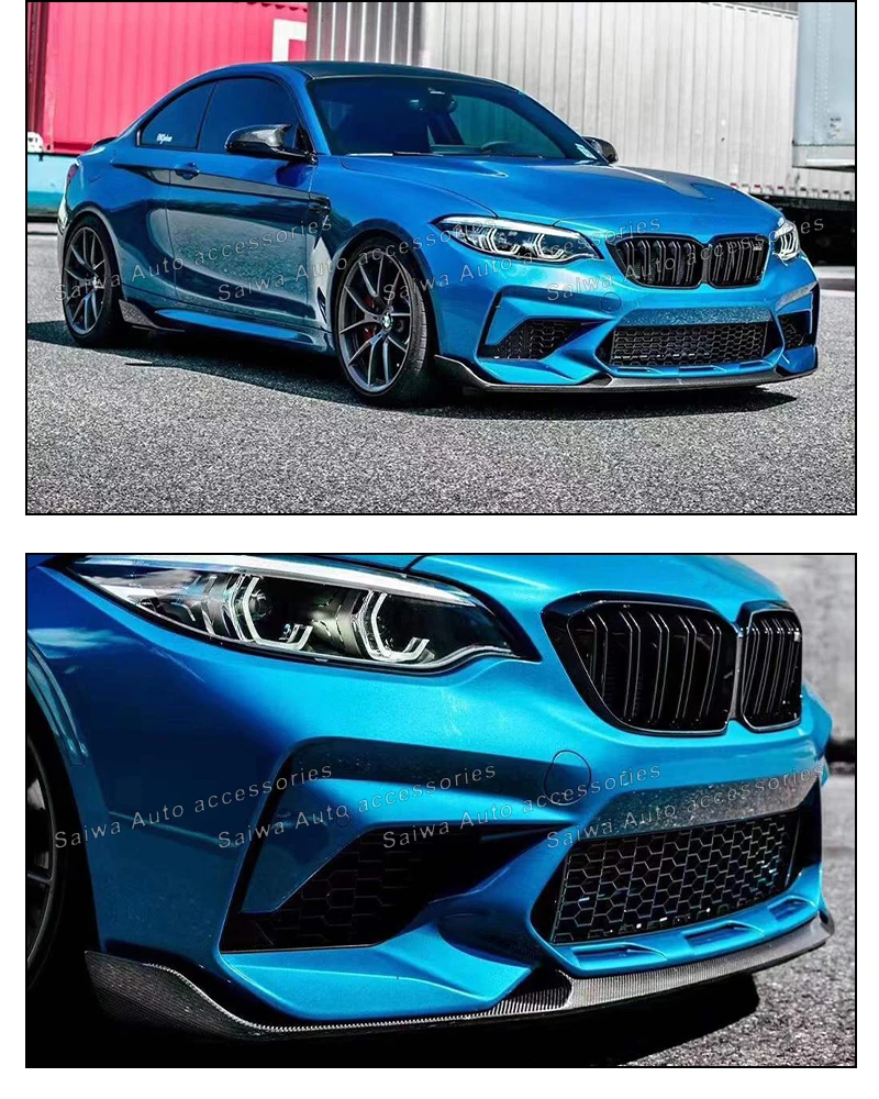 Carbon Fiber MP Style F87 M2 Front Lower Lip for BMW M2 M2C F87 Front ...