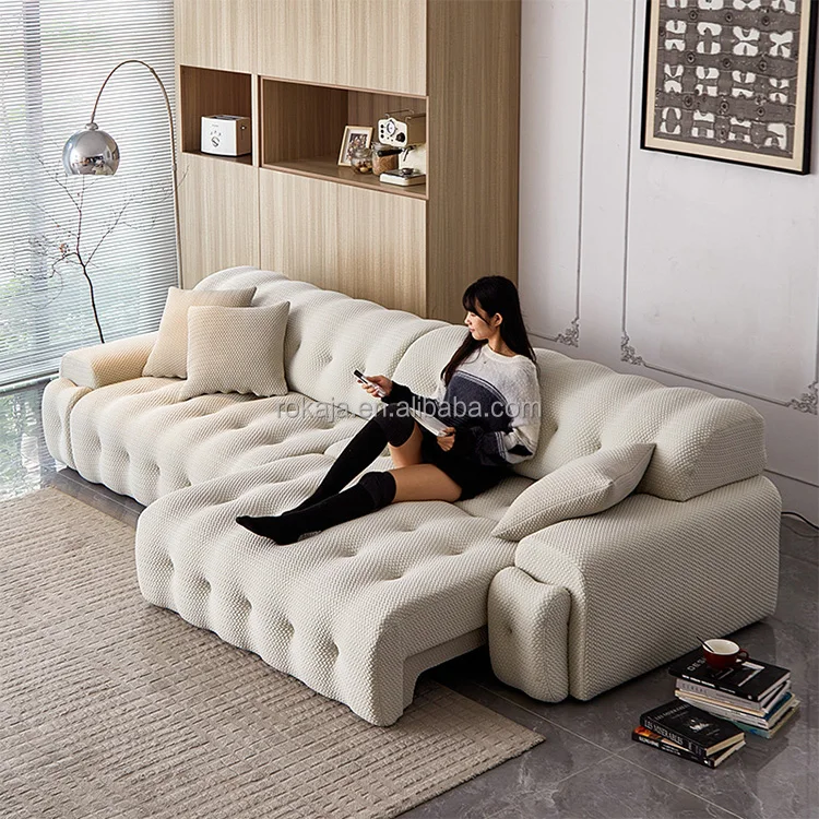 Modern Remote Control Sofa Bed - Flexible Living Room Furniture