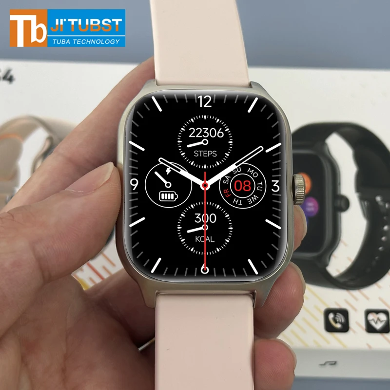 2024 New Rectangular Smartwatch Gts4 Bt Call App Information Reminder ...