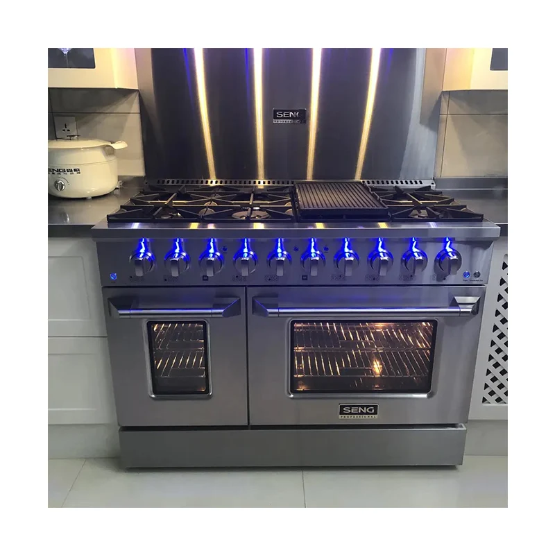 SENG ETL certified kitchen professional range free standing 4 cooker ...