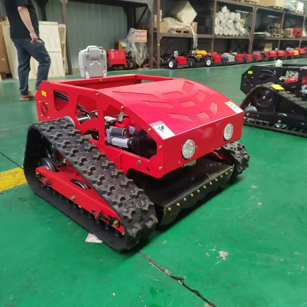 Industrial Grade Remote Control Lawn Mower DIY Robot and Grass Cutter ...